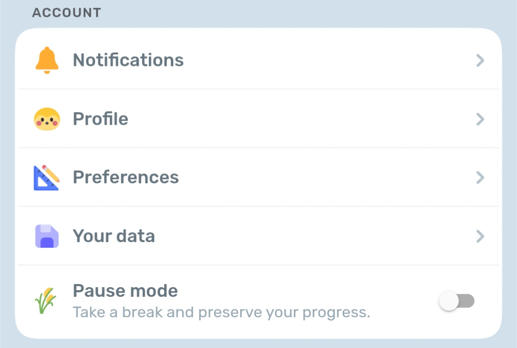 Pause mode | Finch: Self Care Pet Wiki | Fandom