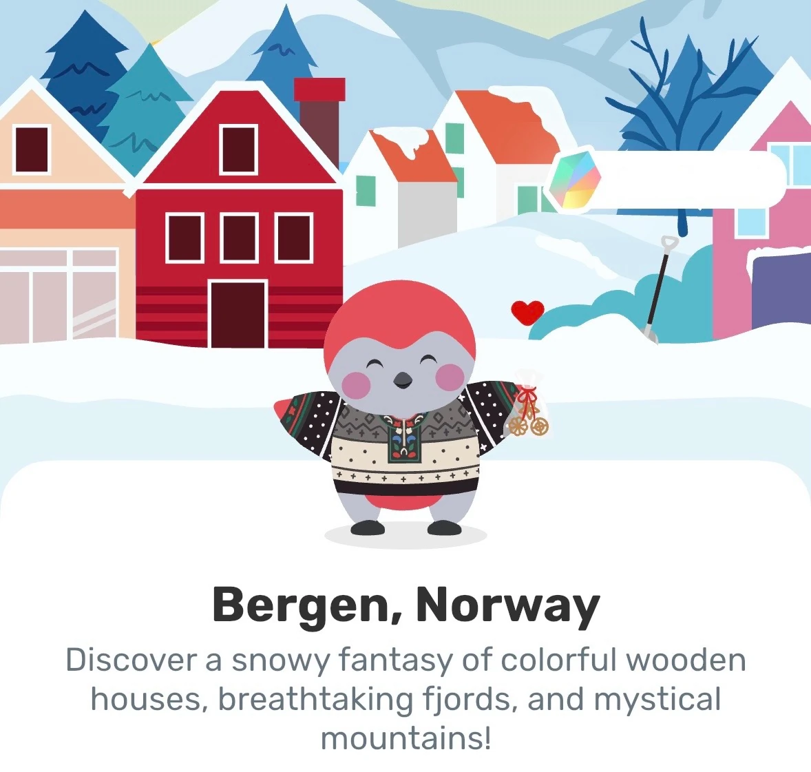 Bergen, Norway | Finch: Self Care Pet Wiki | Fandom