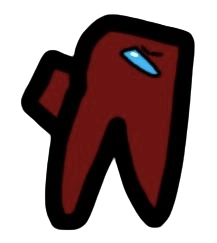 Badly Drawn Dark Red Crewmate | Find the Crewmates Wiki | Fandom