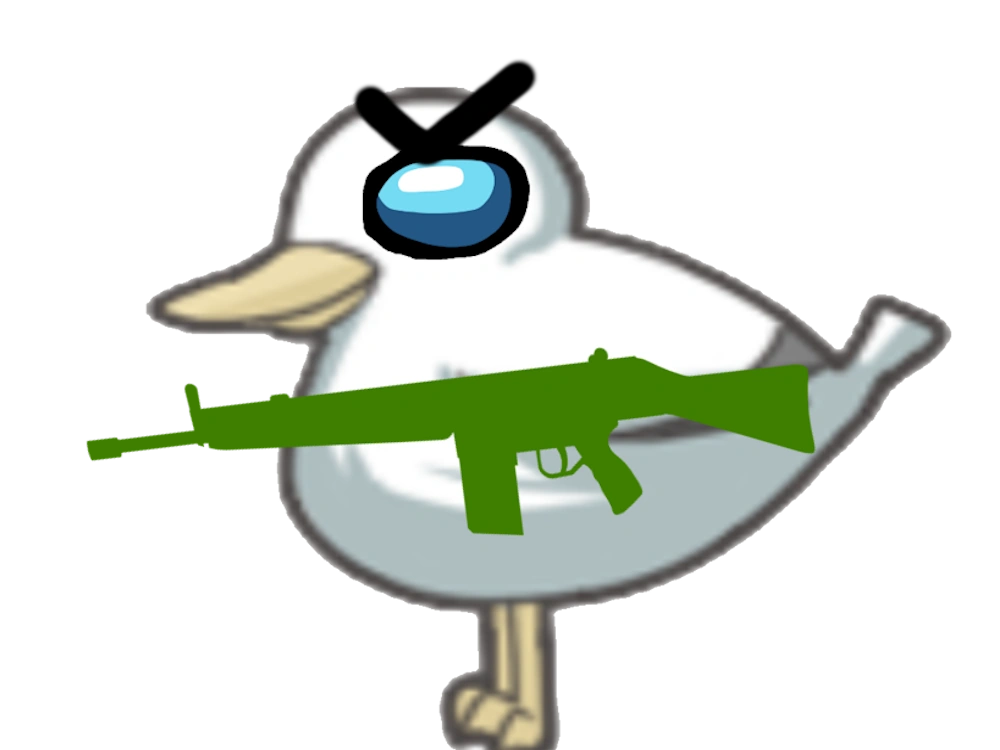 Seagull with a green gun | Find the Crewmates Wiki | Fandom