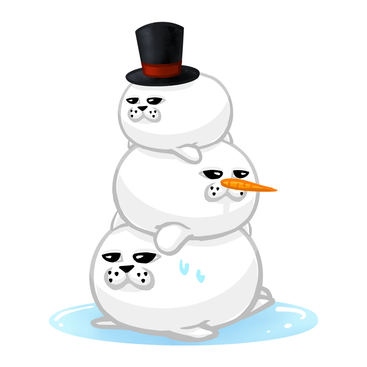 Snowman Flubby | Find The Flubbies Wiki | Fandom