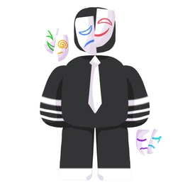 Theatre Mask Noobie | Find The Noobies Morphs Wiki | Fandom