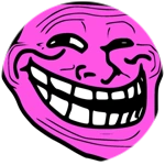 Pink Trollface | Find The Trollfaces Wiki | Fandom
