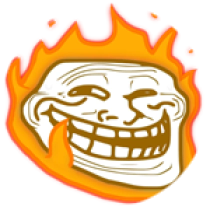 Flaming Trollface | Find The Trollfaces Wiki | Fandom