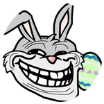 Easter Bunny Trollface | Find The Trollfaces Wiki | Fandom