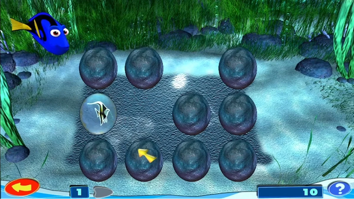 Rock Roll Matching Pictures | Finding Nemo Nemo's Underwater World Of ...