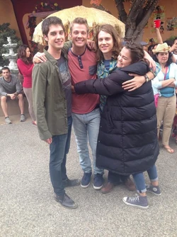 Alex Saxon And Maia Mitchell
