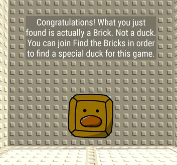 Duck Brick | Find The Bricks Wiki | Fandom
