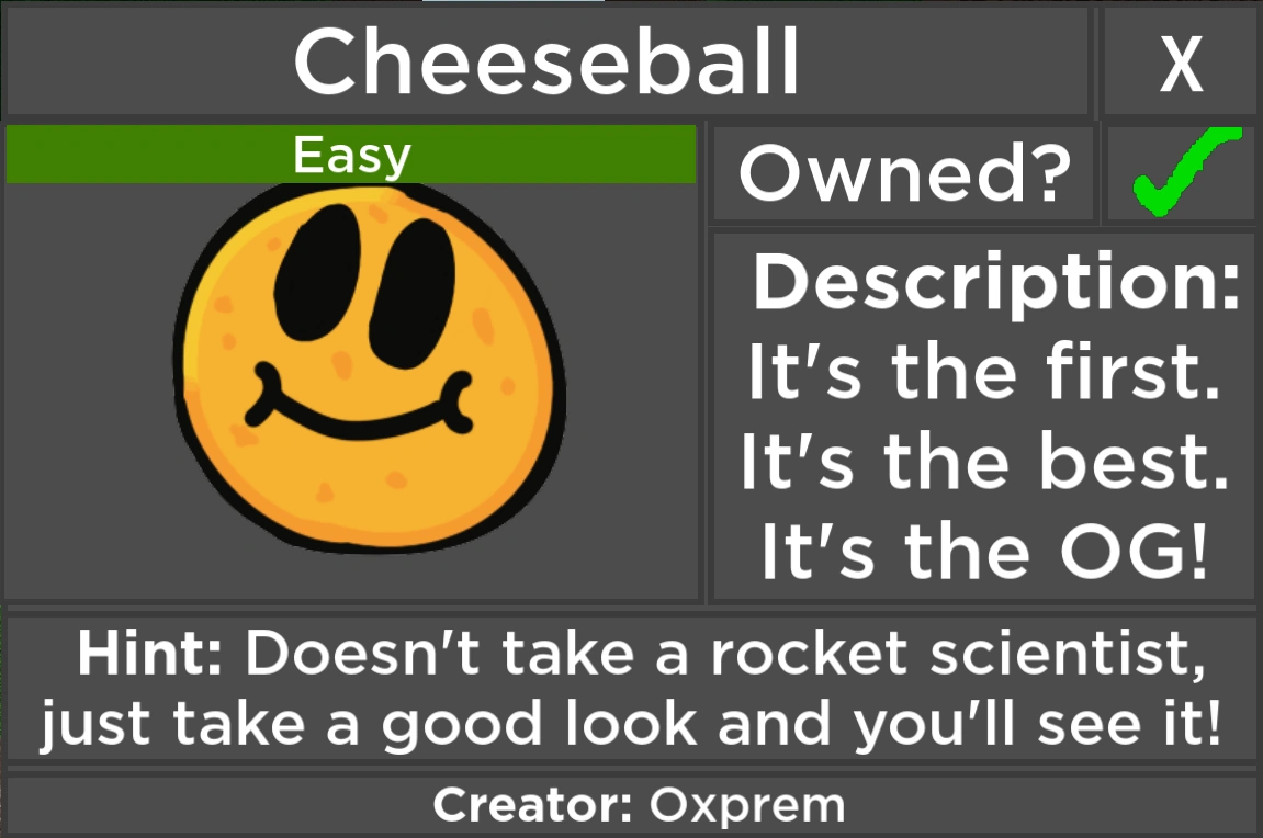 Cheeseball | Find the Cheeseballs Wiki | Fandom