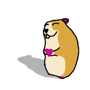 Chomik Holding a Valentine | Findthechomiks fanon Wiki | Fandom