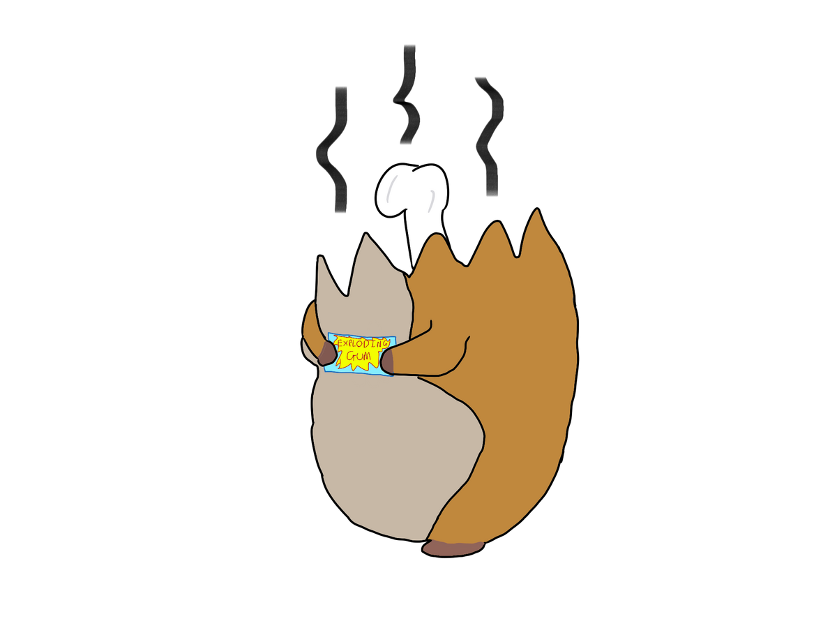 Exploding Gum Chomik | Findthechomiks fanon Wiki | Fandom