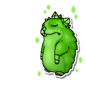 Emerald Sticker Chomik | Findthechomiks fanon Wiki | Fandom