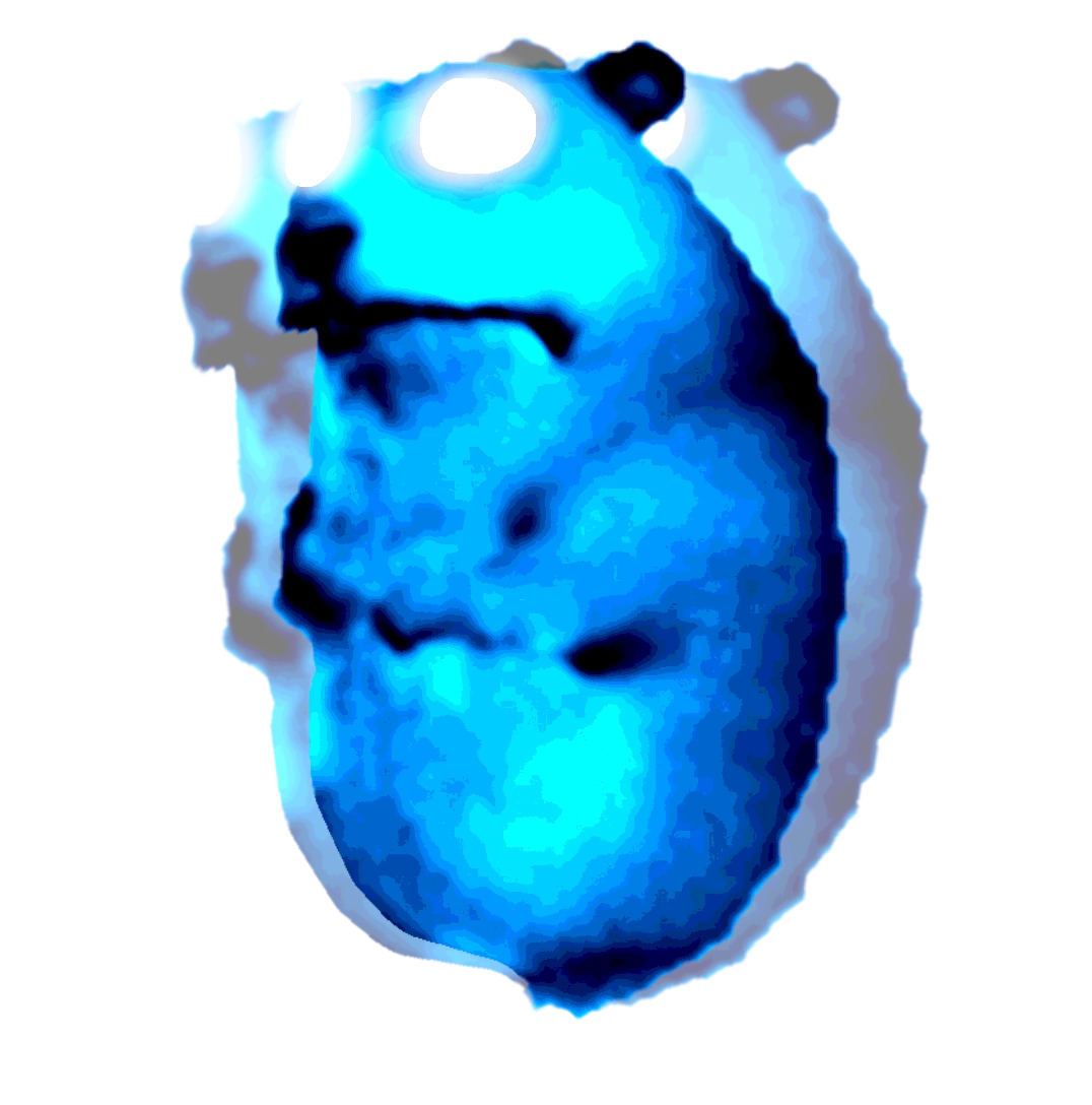 Blue Shaky Chomik with Glowing Eyes | Findthechomiks fanon Wiki | Fandom