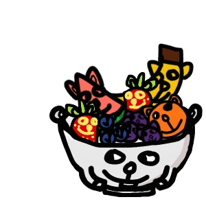 Chomik if it was a Bowl of Assorted Fruits | Findthechomiks fanon Wiki ...