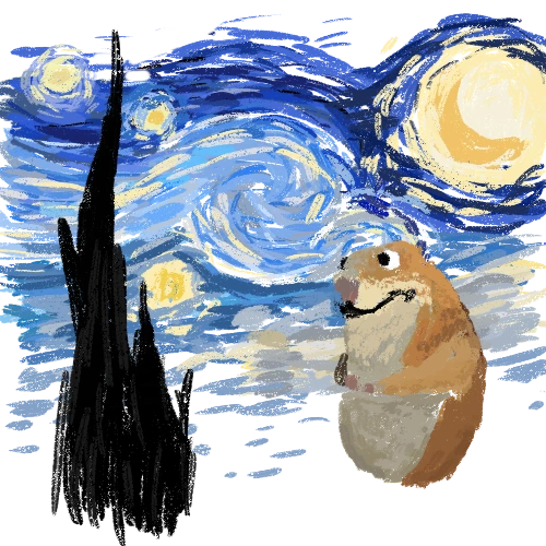 Chomik at the Starry Night | Find The Chomiks Wiki | Fandom