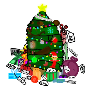 Christmas Tree Chomik | Find The Chomiks Wiki | Fandom