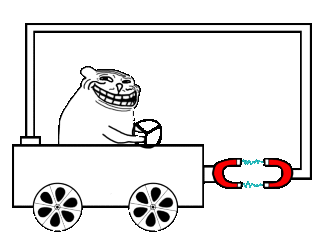 Troll Physics Magnet Car