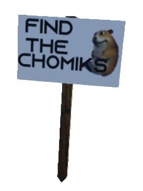 Protest Sign Chomik | Find The Chomiks Wiki | Fandom
