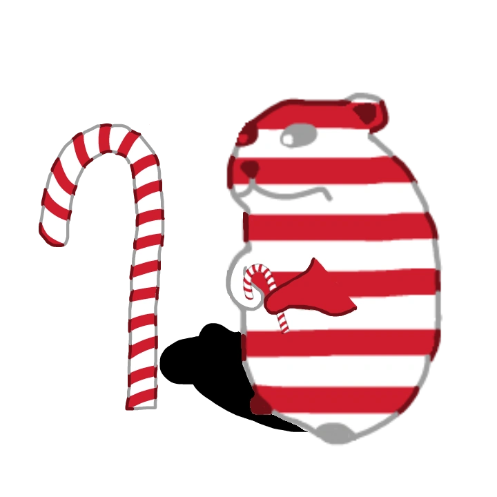 Candy Cane Chomik | Find The Chomiks Wiki | Fandom