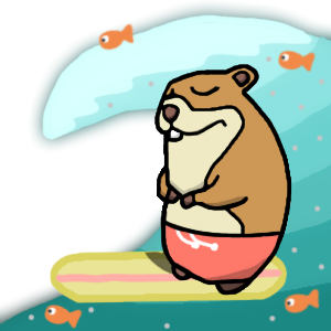 Surfer Chomik | Find The Chomiks Wiki | Fandom