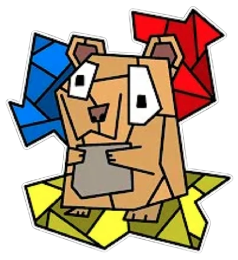 Abstract Art Chomik | Find The Chomiks Wiki | Fandom