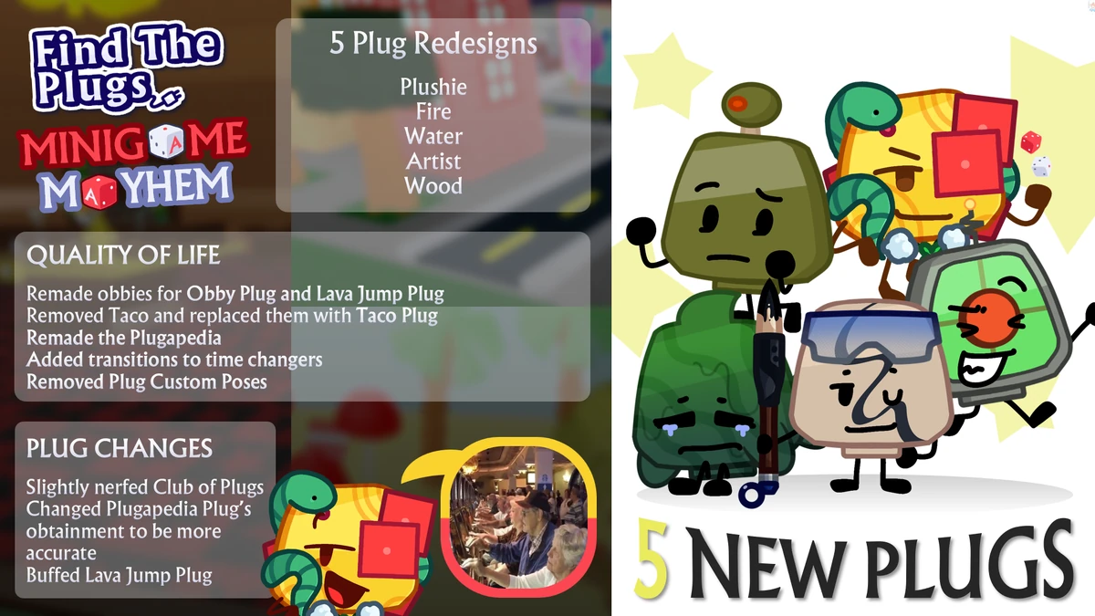 Update Logs | Find The Plugs Wiki | Fandom