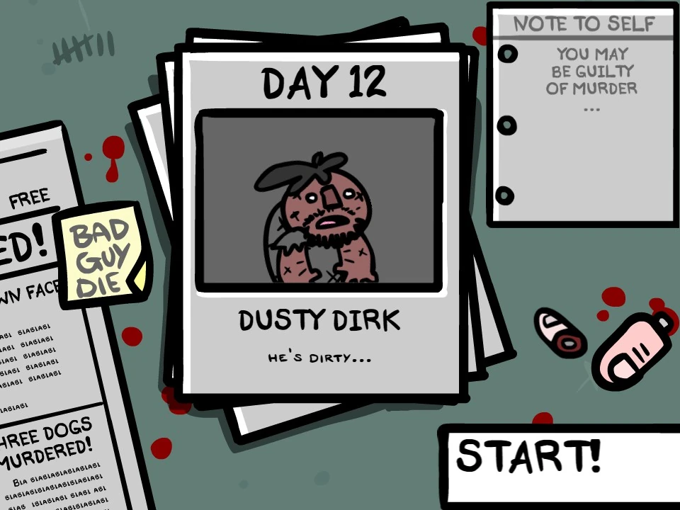 Day 12 Dusty Dirk | Fingered!Game Wiki | Fandom