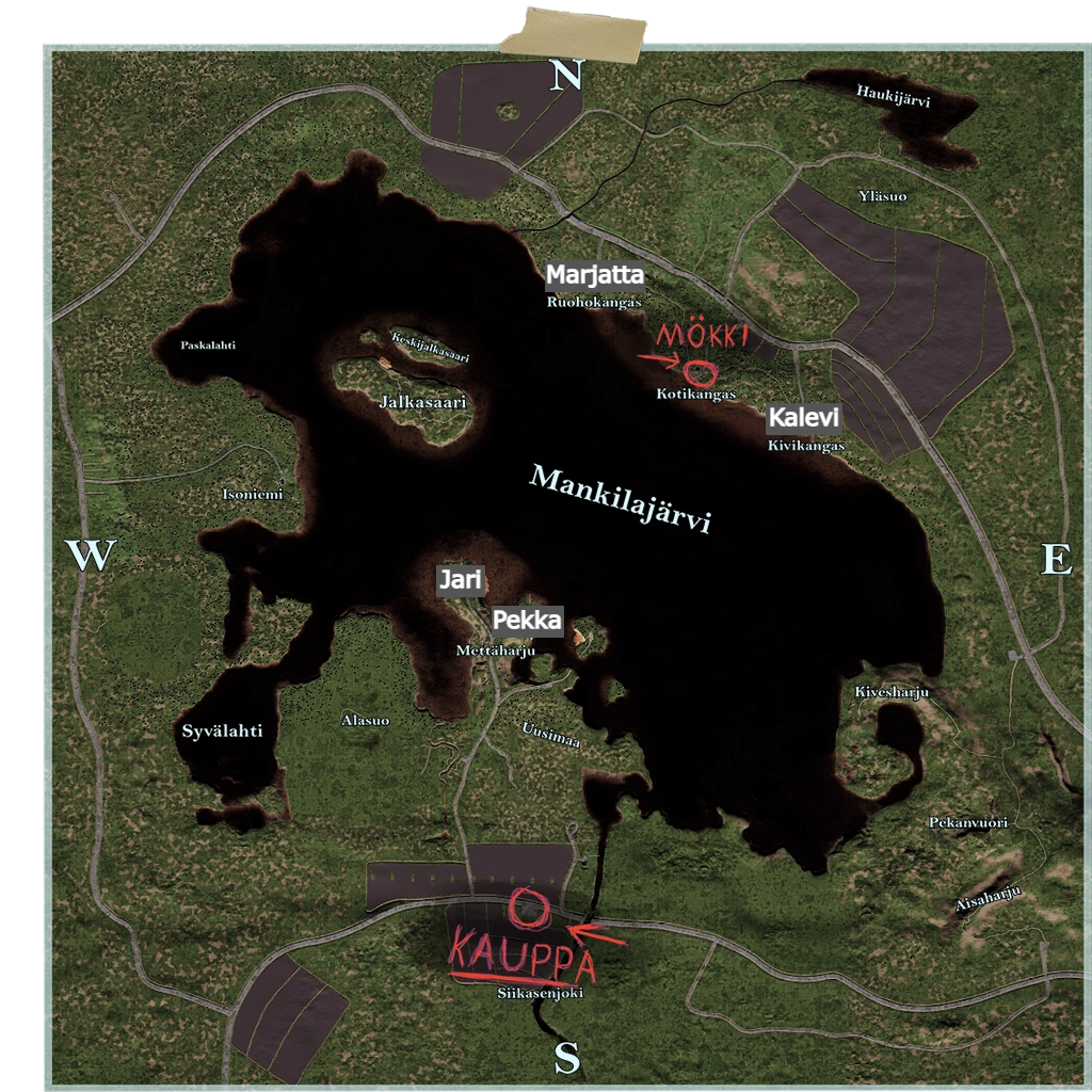 Map | Finnish Cottage Simulator Wiki | Fandom