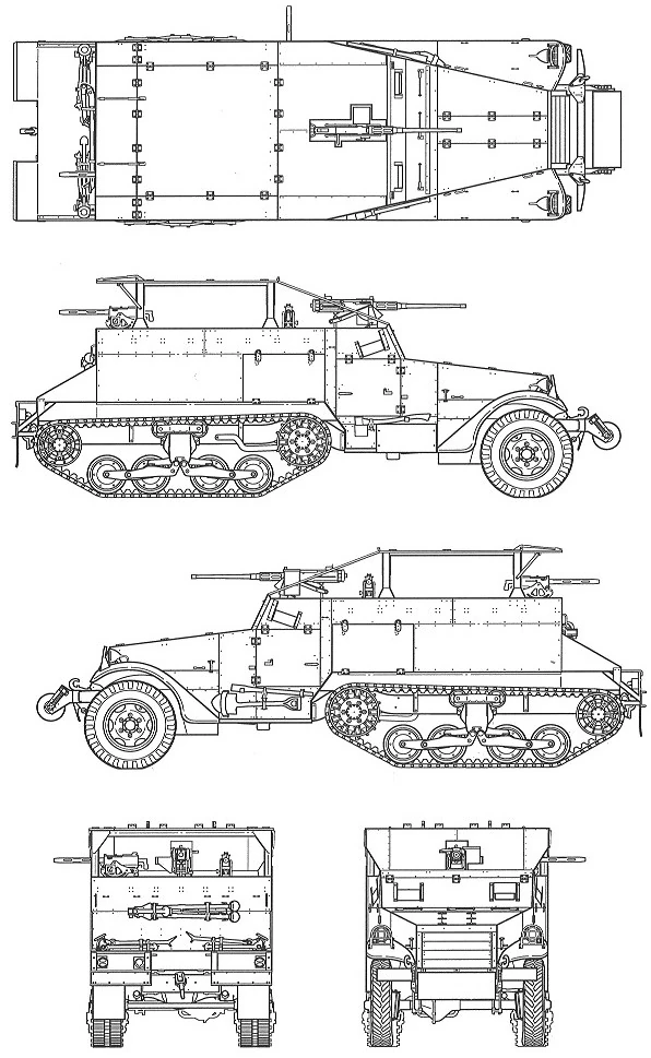 Aa Halftrack Drawing
