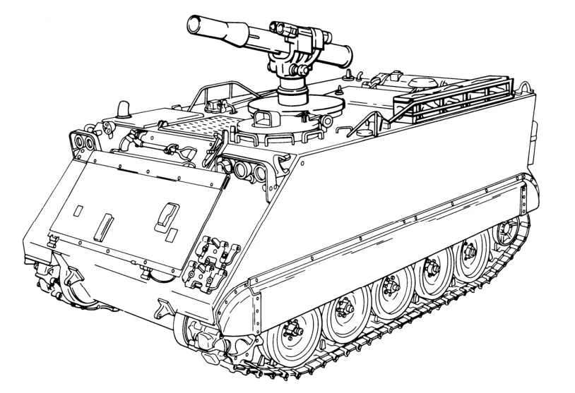 Carrier, Guided Missile Equipment: Self-Propelled, TOW, M113A1 ...