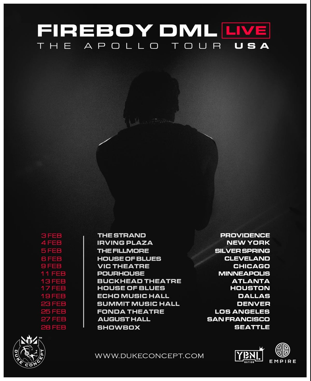 The Apollo Tour | Fireboy DML Wiki | Fandom