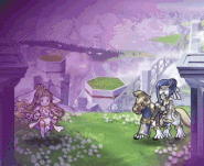 Heimdallr attacking with her personal weapon in Heroes, Gjallarhorn.