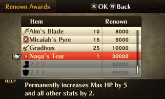 Renown | Fire Emblem Wiki | Fandom