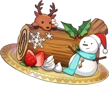 Yule Log Clipart