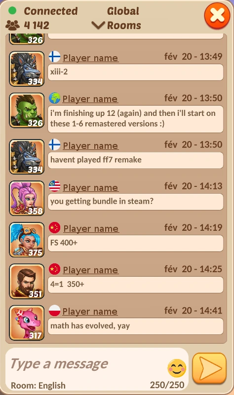 Game Chat | Firestone Idle RPG Wiki | Fandom