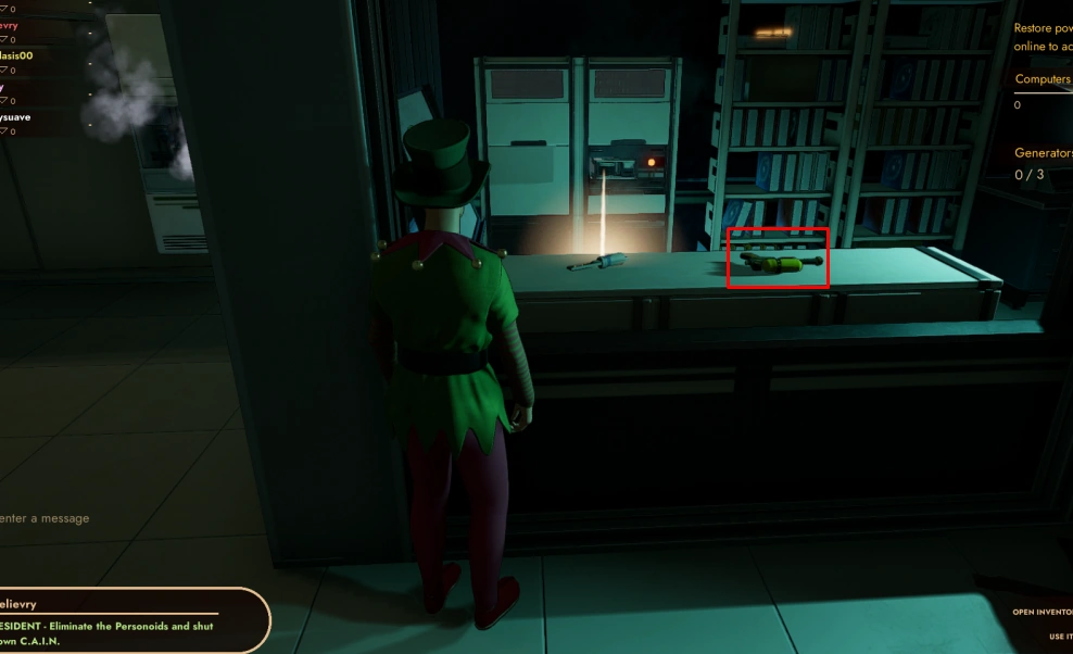 Personoid Quarters Item Spawns | First Class Trouble Wiki | Fandom