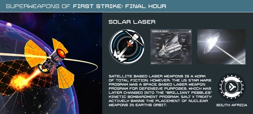Solar Laser | First Strike Wiki | Fandom