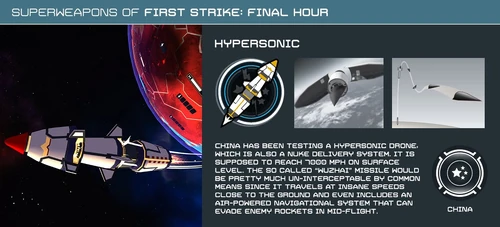 Hypersonic | First Strike Wiki | Fandom