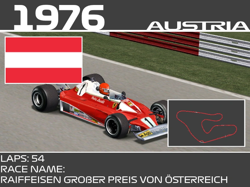 1976 Austrian Grand Prix | FISA Formula 1 Rfactor Series Wiki | Fandom