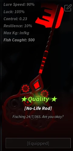No-Life Rod | Fisch Wiki | Fandom