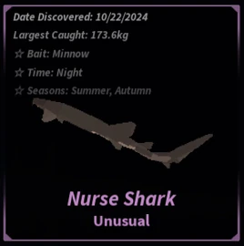 Nurse Shark | Fisch Wiki | Fandom
