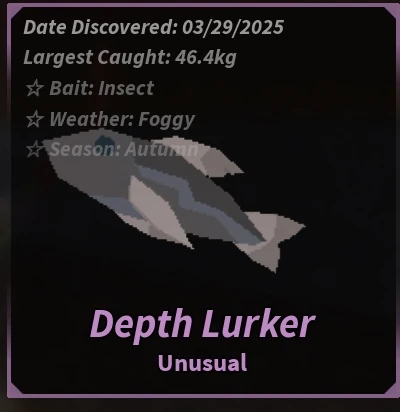 Depth Lurker | Fisch Wiki | Fandom