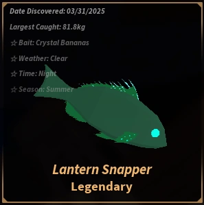Lantern Snapper | Fisch Wiki | Fandom