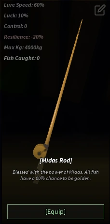 Midas Rod | Fisch Wiki | Fandom