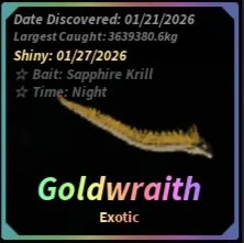 Goldwraith | Fisch Wiki | Fandom