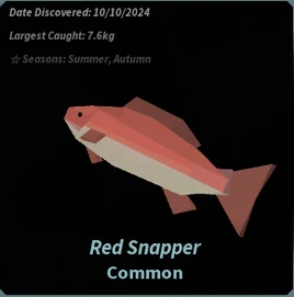 Red Snapper | Fisch Wiki | Fandom