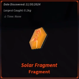 Solar Fragment | Fisch Wiki | Fandom