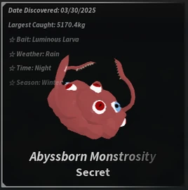 Abyssborn Monstrosity | Fisch Wiki | Fandom