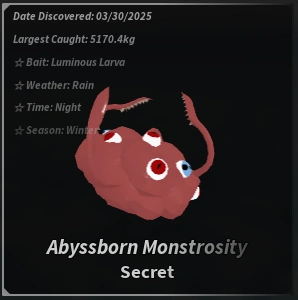 Abyssborn Monstrosity | Fisch Wiki | Fandom