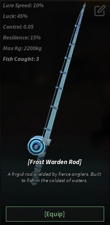 Frost Warden Rod | Fisch Wiki | Fandom